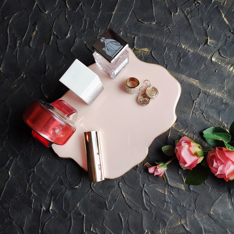 Perfume Tray Vanity Tray Perfume Organizer Resin Tray | Etsy