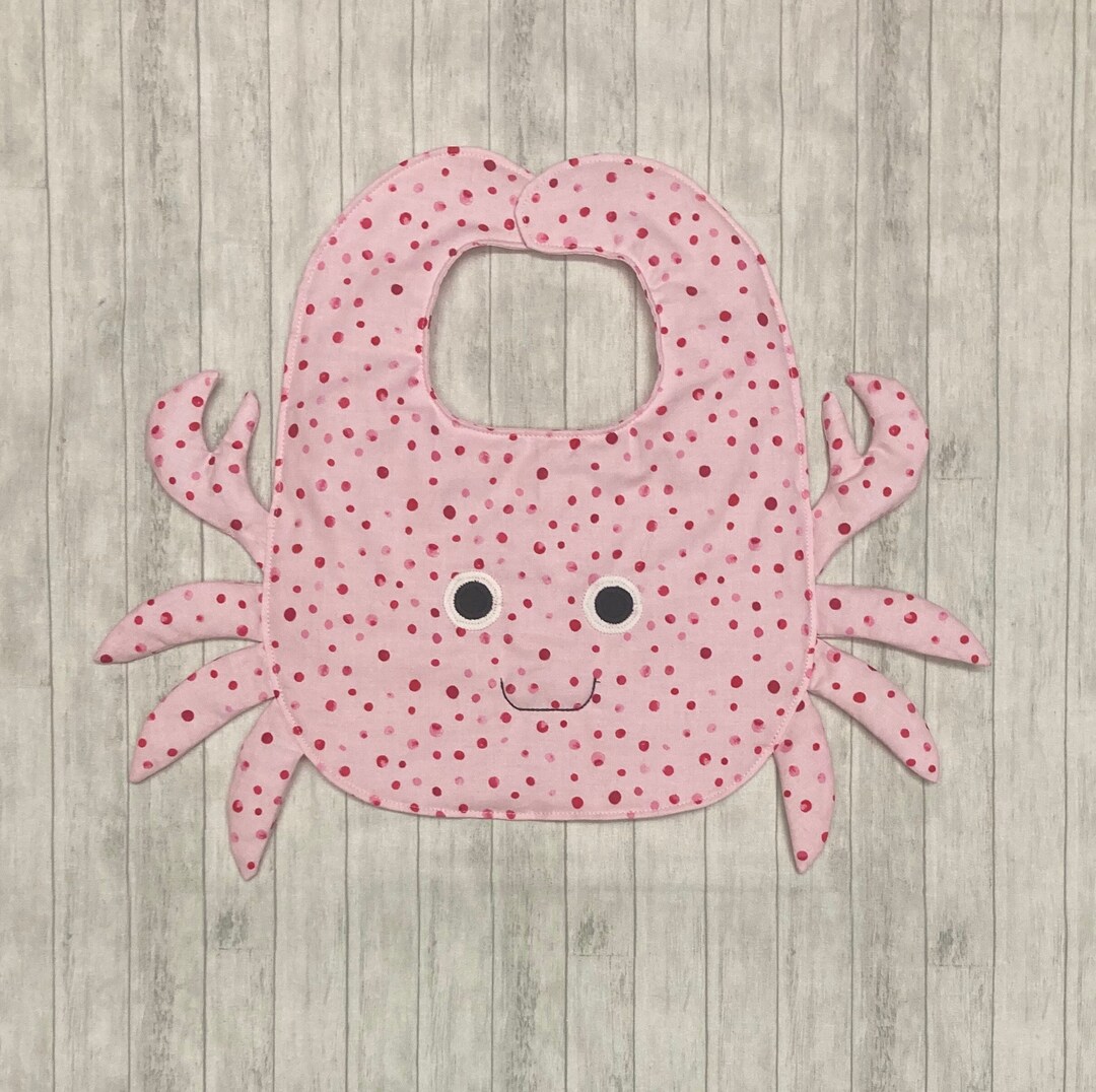Crab Bib - Crab Birthday - Crab Party - Beach Baby Clothes - Ocean Baby ...