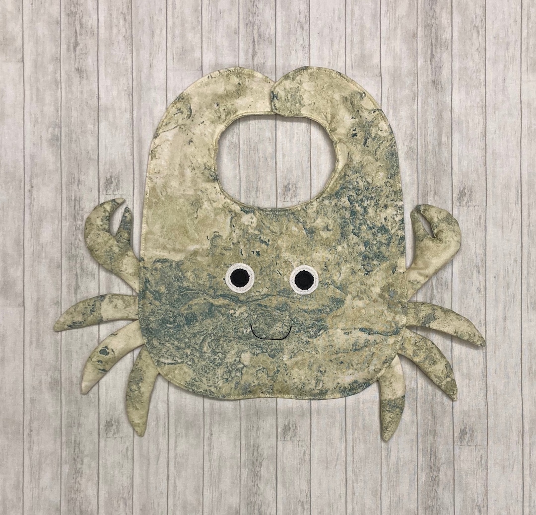 Crab Party Crabby Crab Bib Crab Birthday Beach Baby Clothes Beach Baby ...