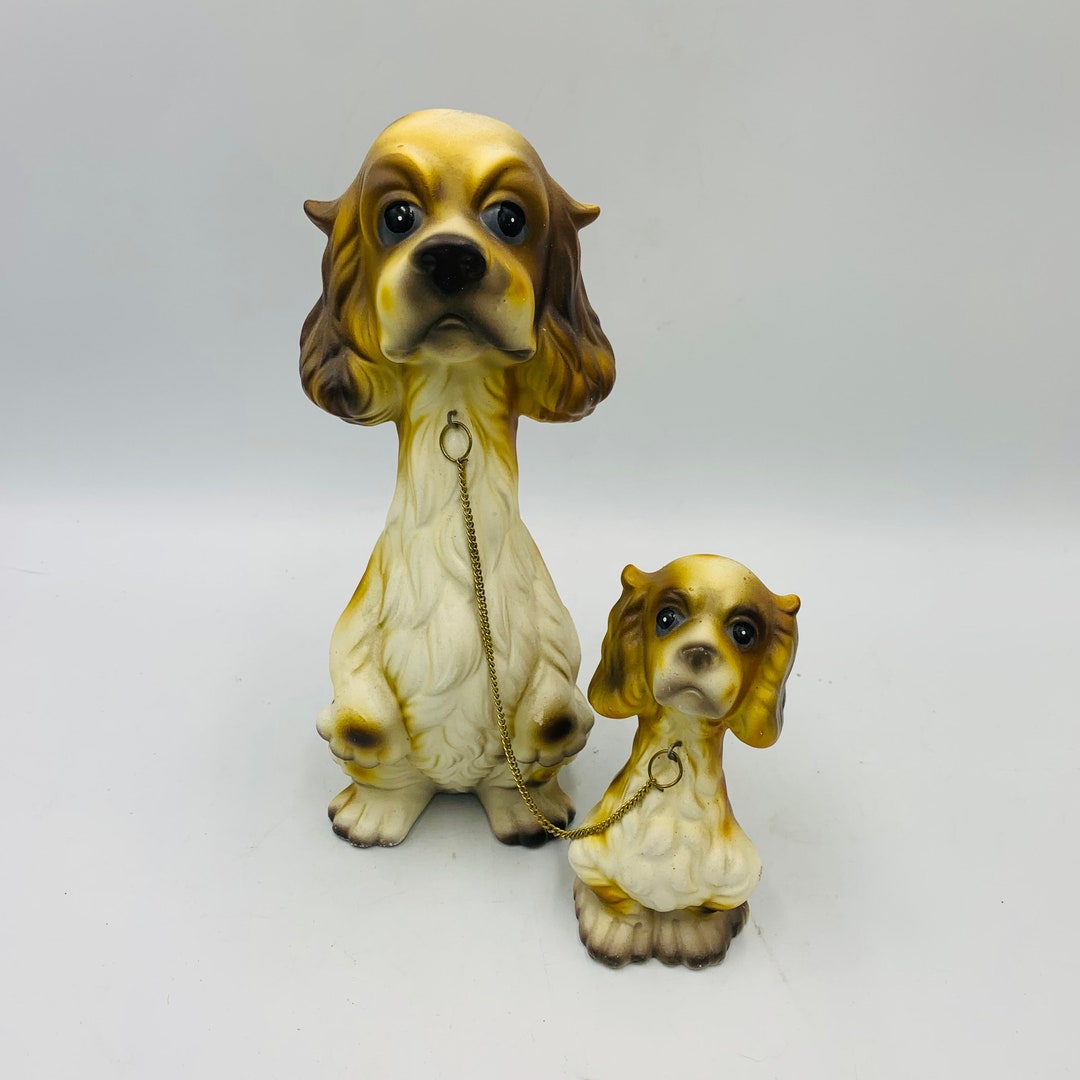 Adorable Kitsch Long Neck Dog on Chain FREE SHIPPING - Etsy