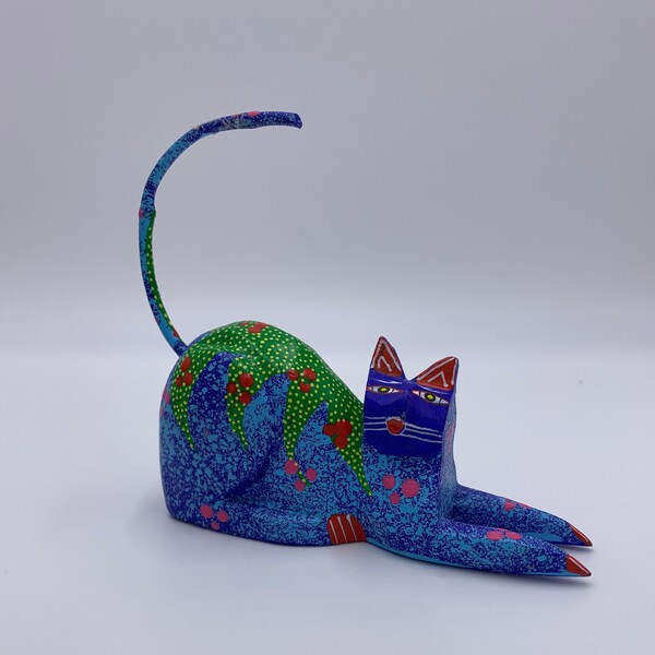 Mexican Folk Art Cat - Etsy