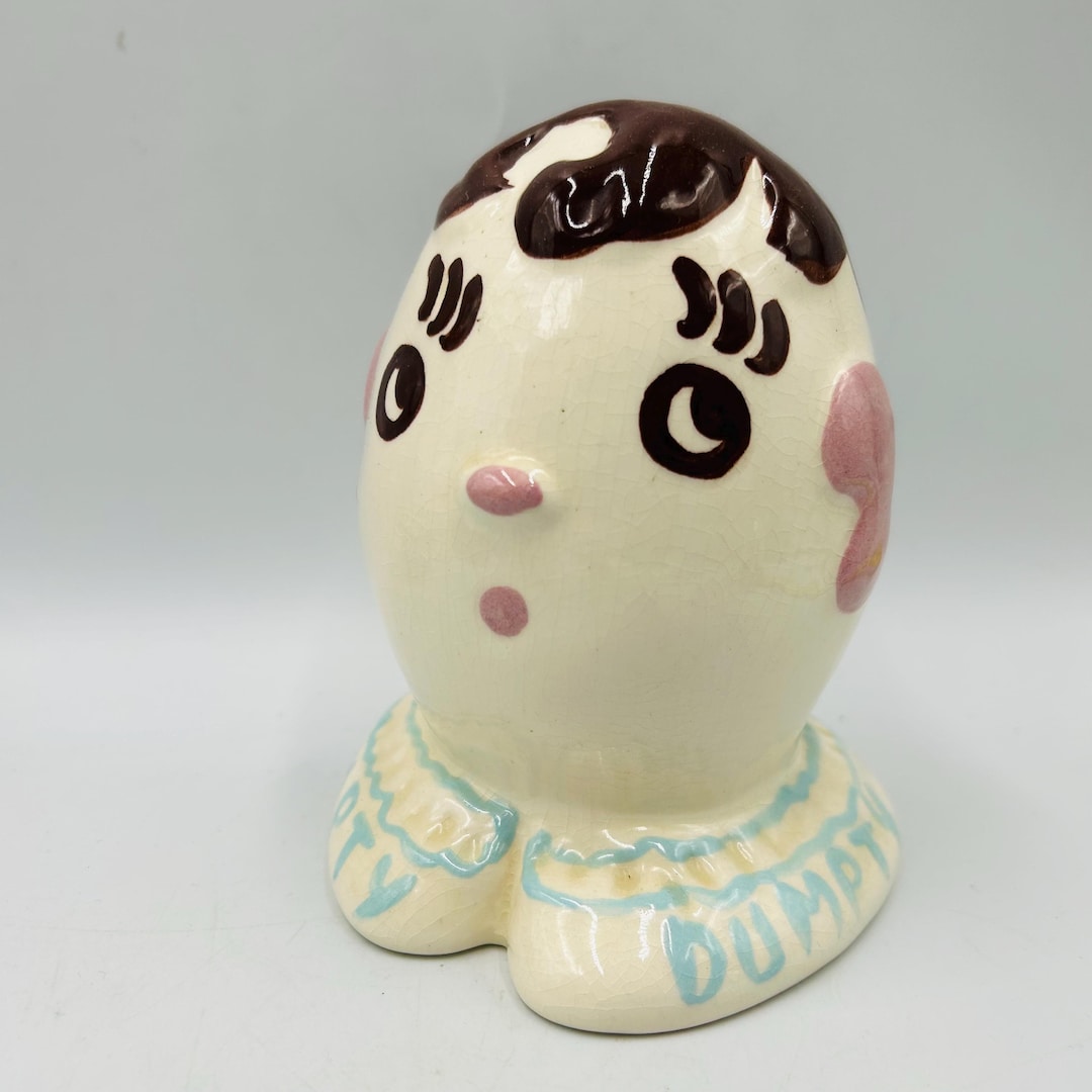 Vintage California Pottery Humpty Dumpty Nursery Planter Vessel - Etsy