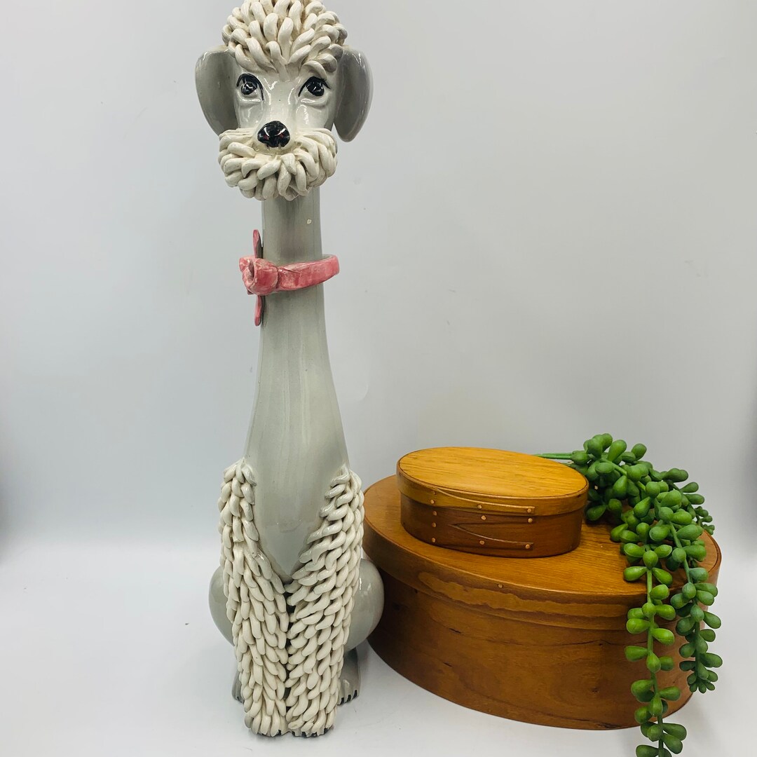 15 Tall Italian Spaghetti Poodle Figurine FREE SHIPPING - Etsy