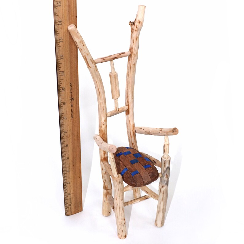 Parquet Miniature Chair Sculpture - Etsy