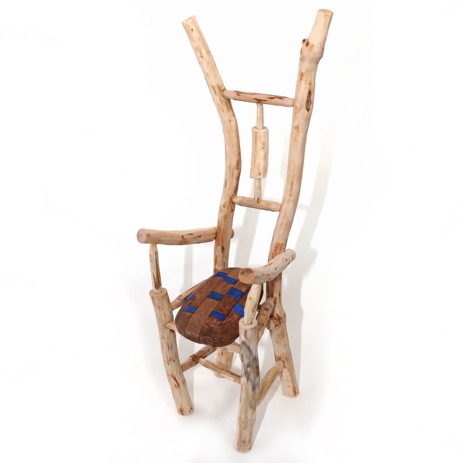 Parquet Miniature Chair Sculpture - Etsy