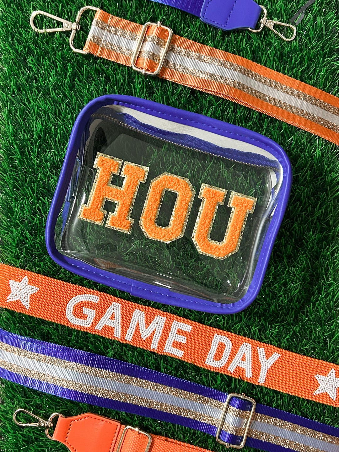 STADIUM BAG - Clear Purse - Game Day Bag - Game Day Purse - Houston ...