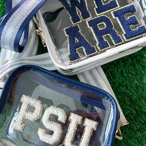 STADIUM BAG - Clear Purse - Game Day Bag - Game Day Purse - Penn State ...