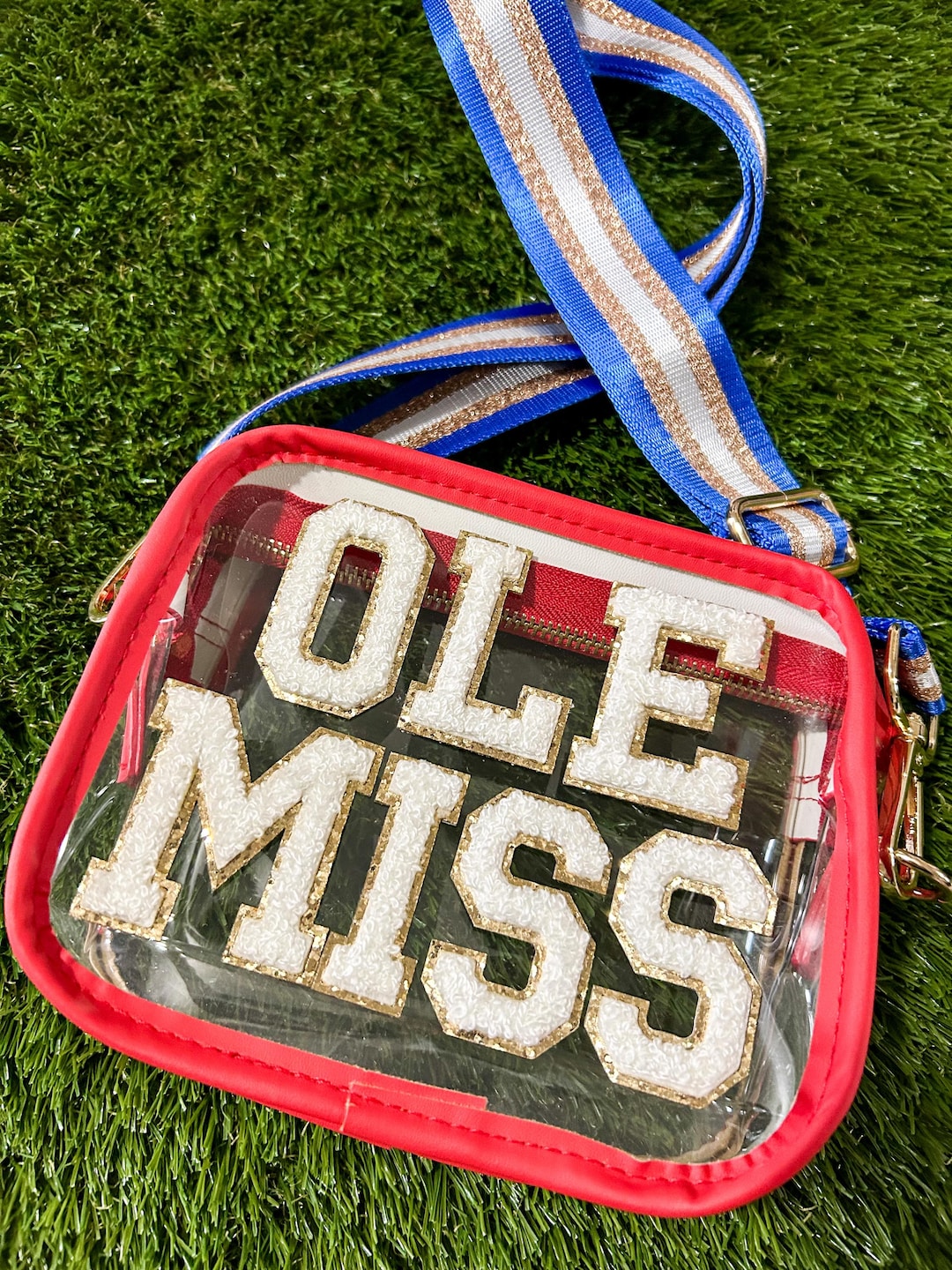 STADIUM BAG - Clear Purse - Game Day Bag - Game Day Purse - Ole Miss ...