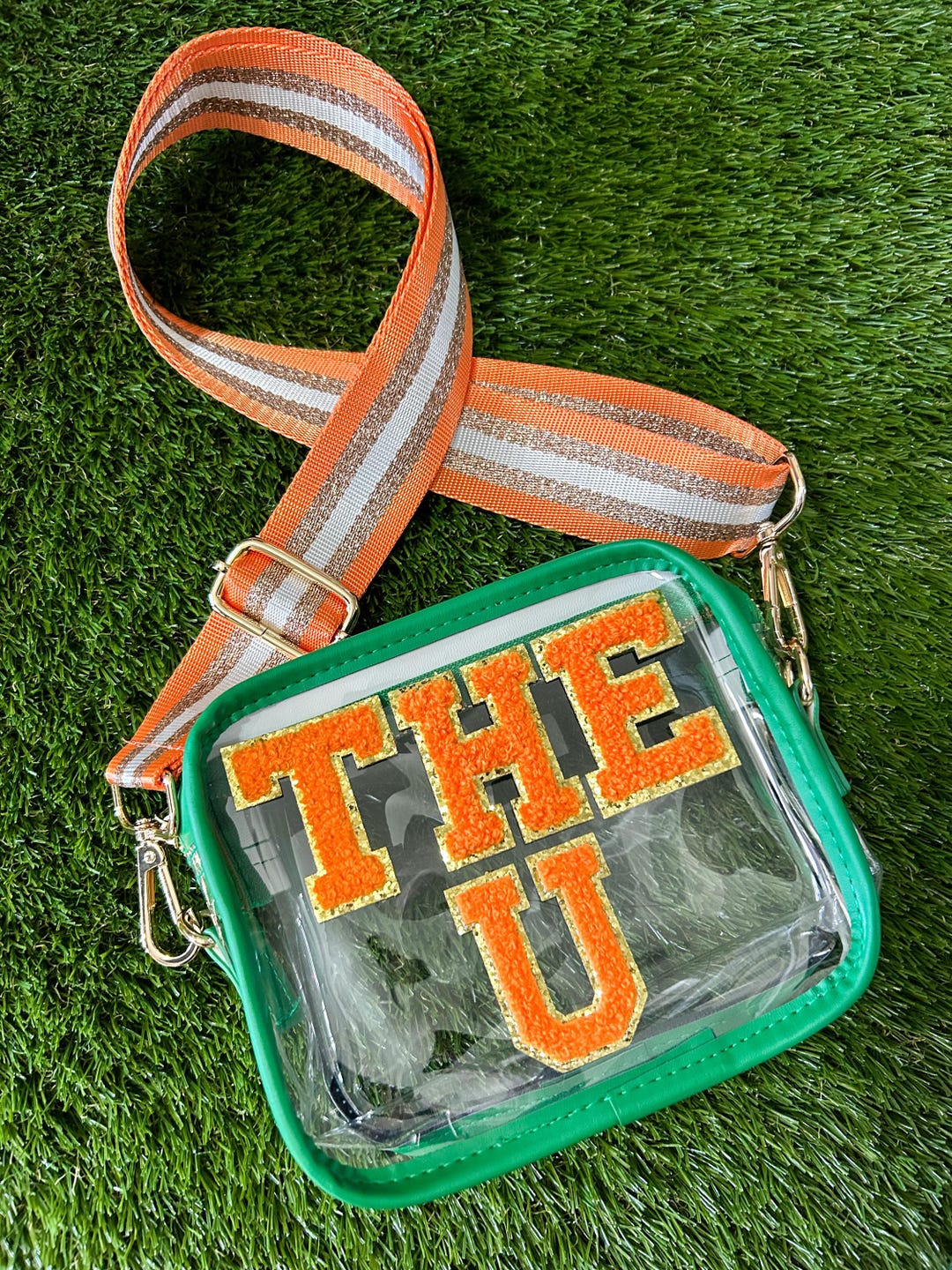 STADIUM BAG - Clear Purse - Game Day Bag - Game Day Purse - Miami Purse ...