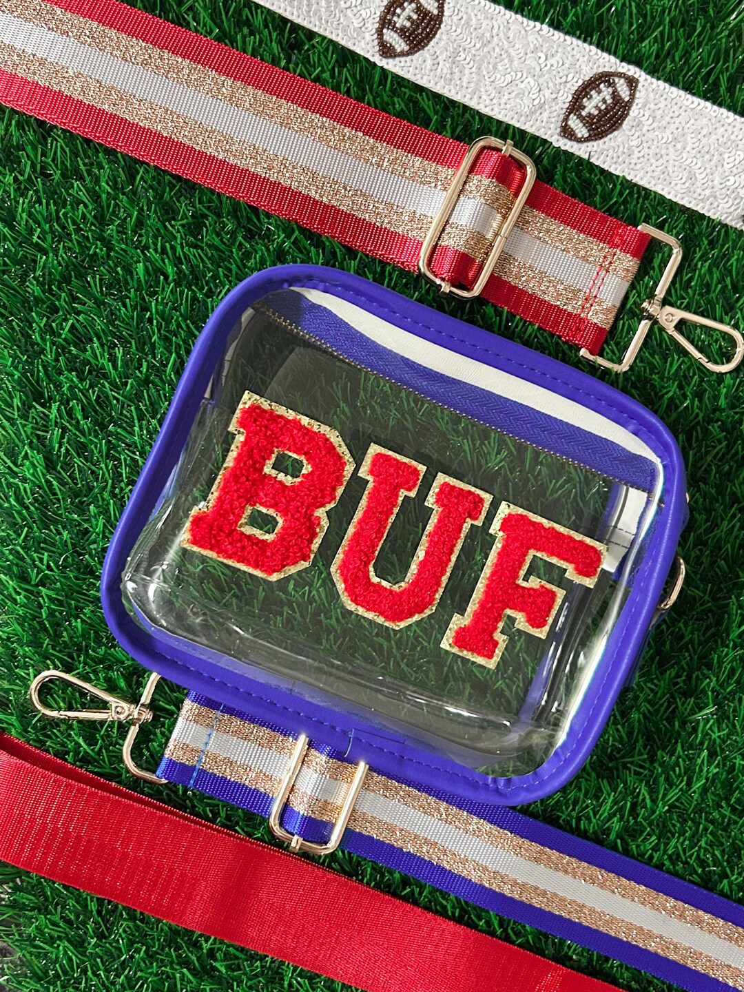 STADIUM BAG - Clear Purse - Game Day Bag - Game Day Purse - Buffalo ...