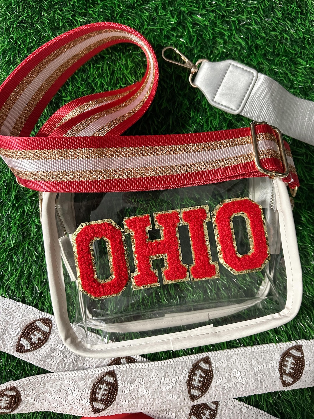 STADIUM BAG - Clear Purse - Game Day Bag - Game Day Purse - Ohio State ...