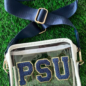STADIUM BAG - Clear Purse - Game Day Bag - Game Day Purse - Penn State ...