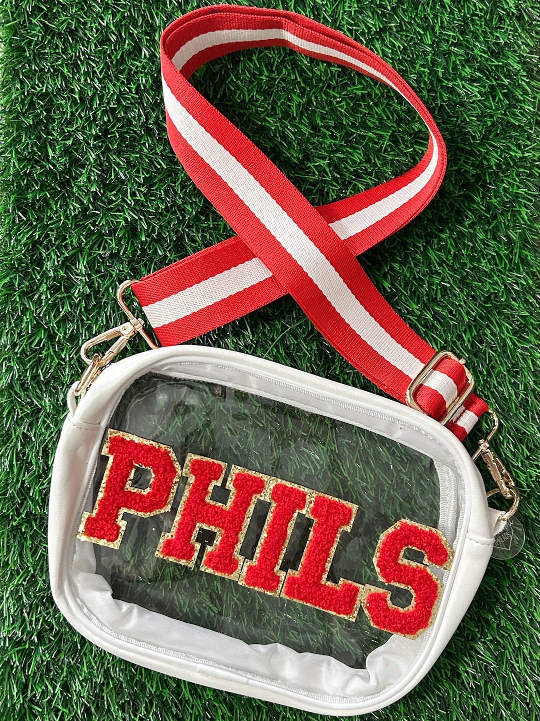 STADIUM BAG - Clear Purse - Game Day Bag - Game Day Purse - Phillies ...