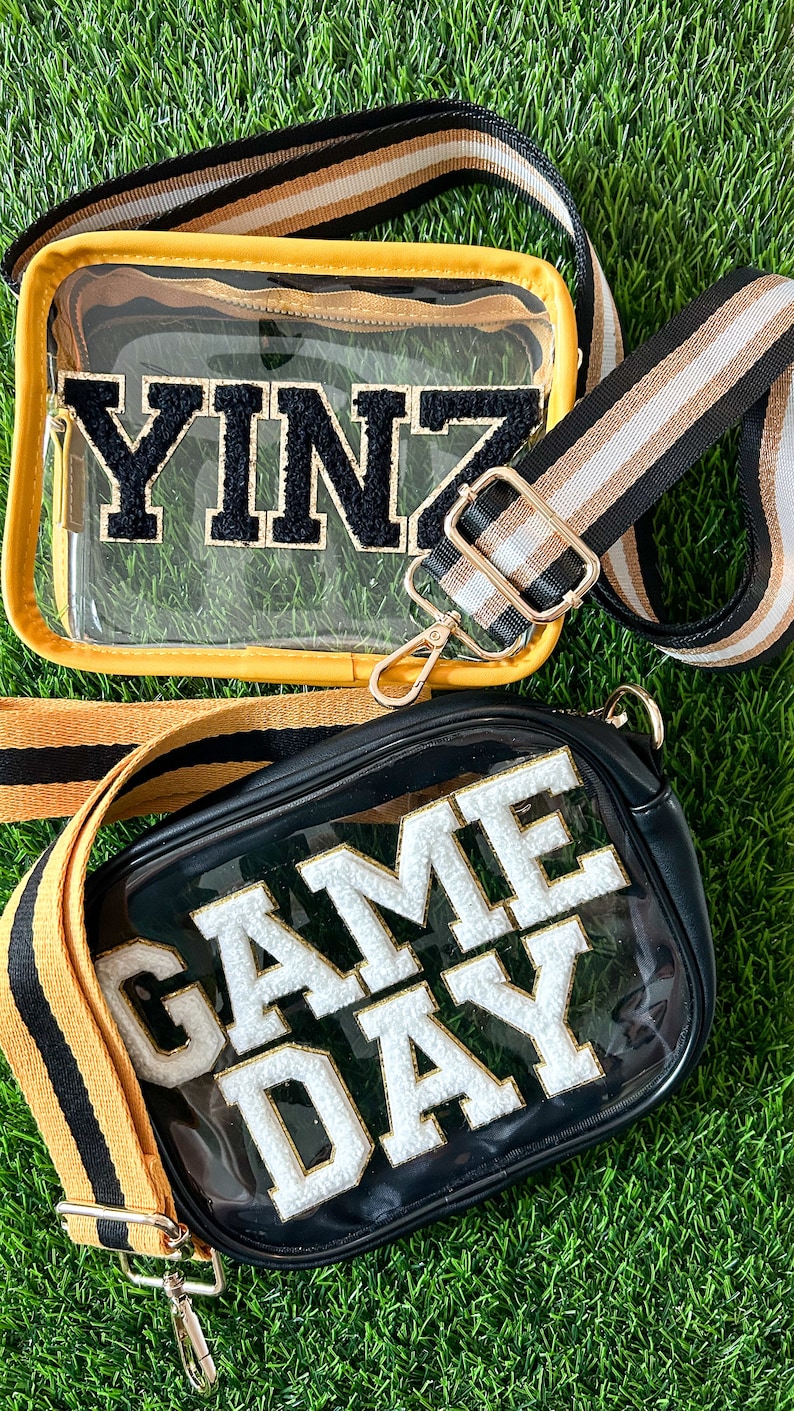 STADIUM BAG - Game Day - Clear Purse - Game Day Bag - Game Day Purse ...