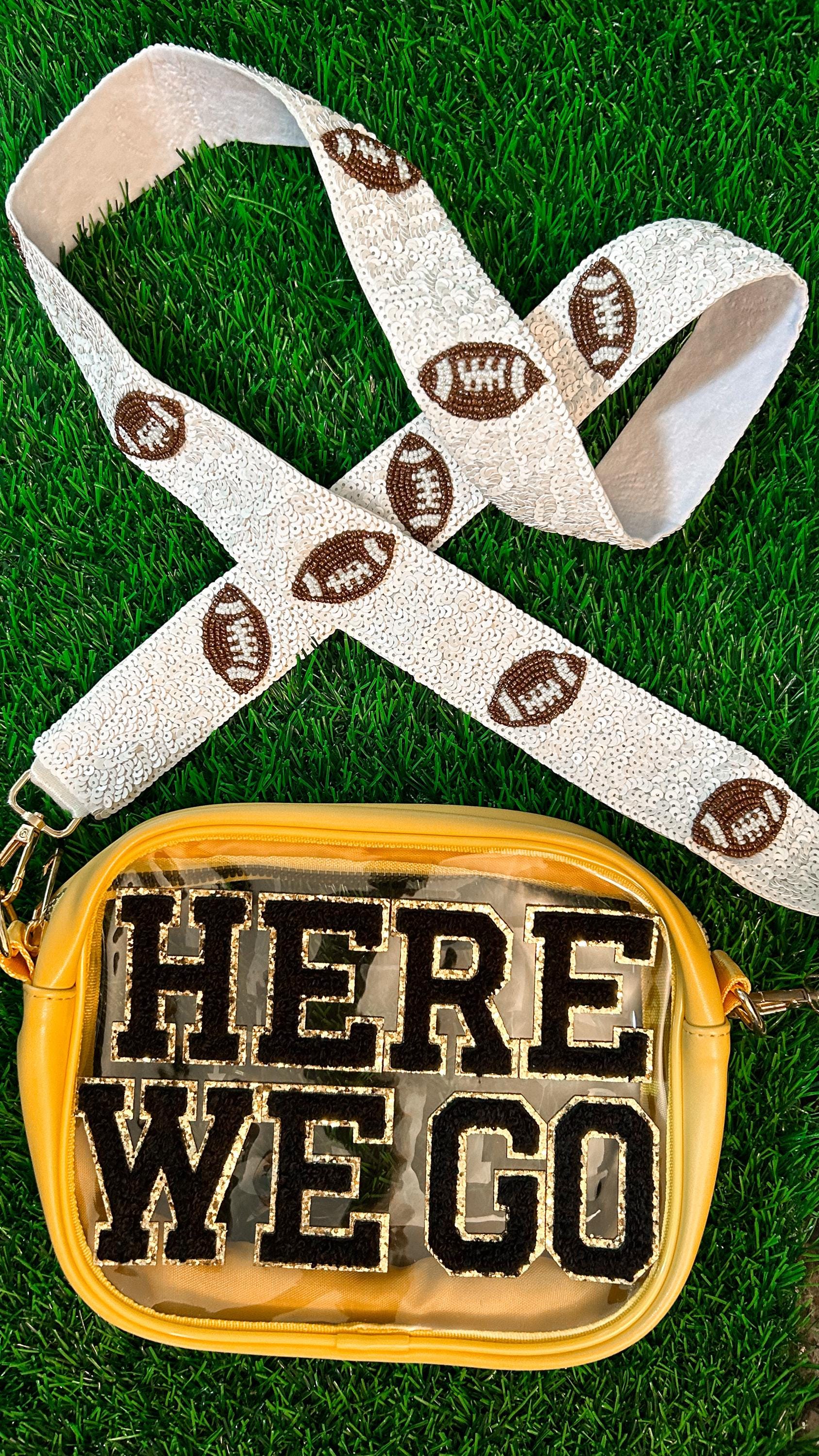 STADIUM BAG - Clear Purse - Game Day Bag - Game Day Purse - Here We Go ...