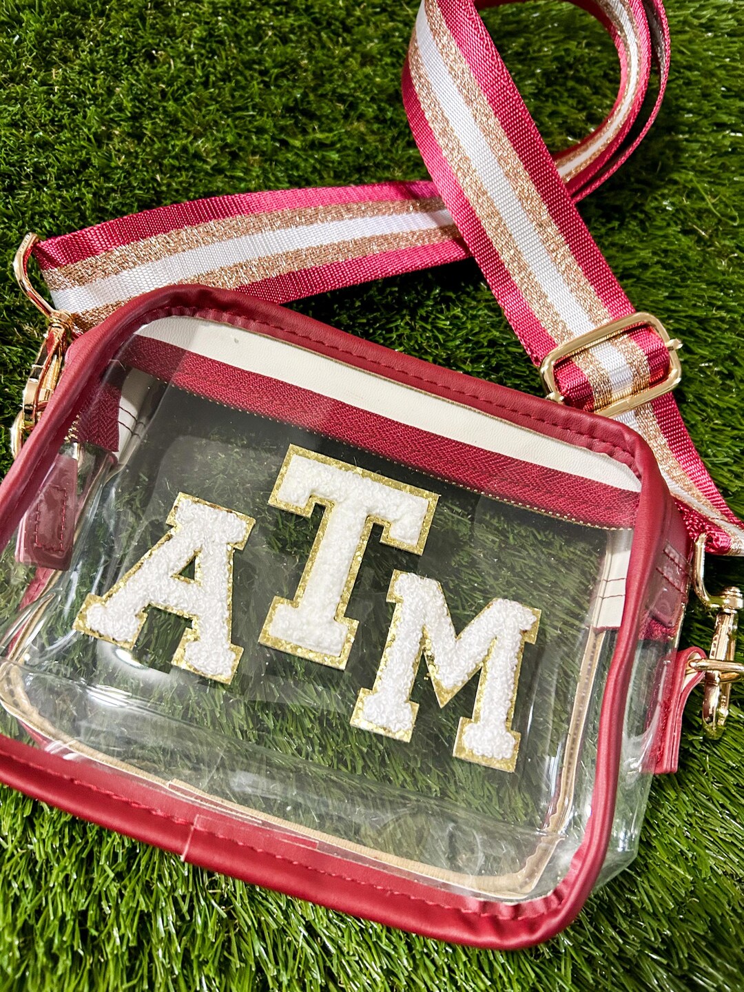 STADIUM BAG - Clear Purse - Game Day Bag - Game Day Purse - Texas Purse ...