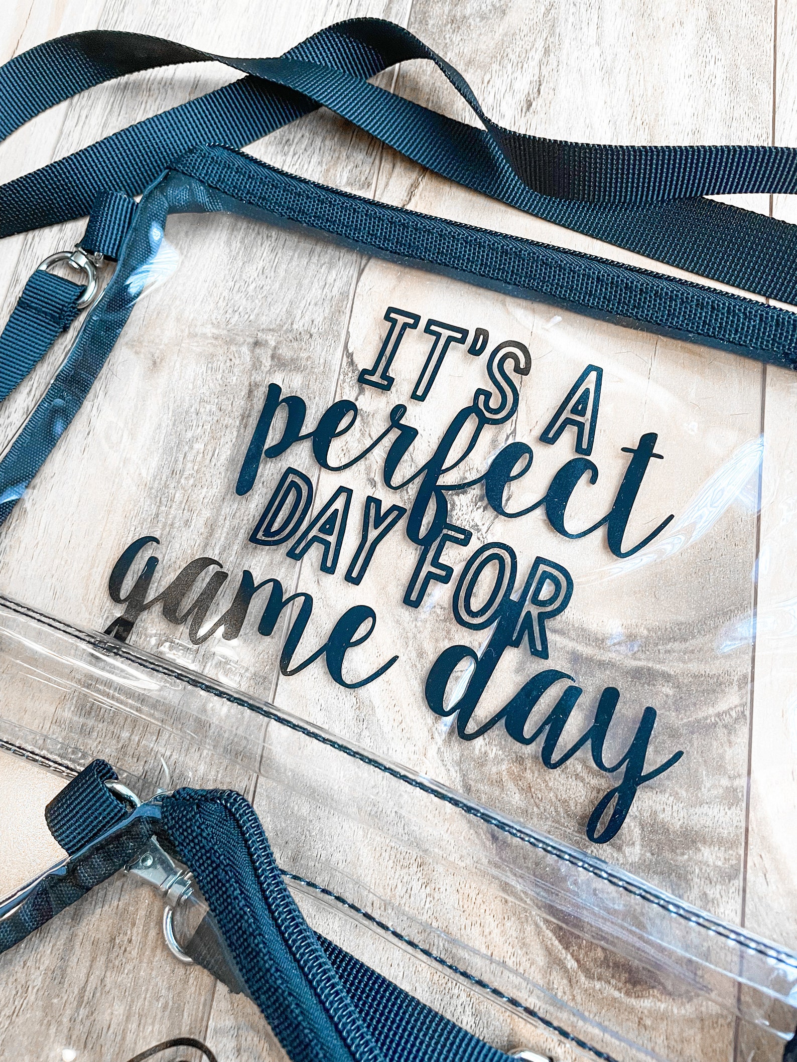 Clear Game Day Bag - Stadium Approved Purse - Clear Purse - Game Day ...