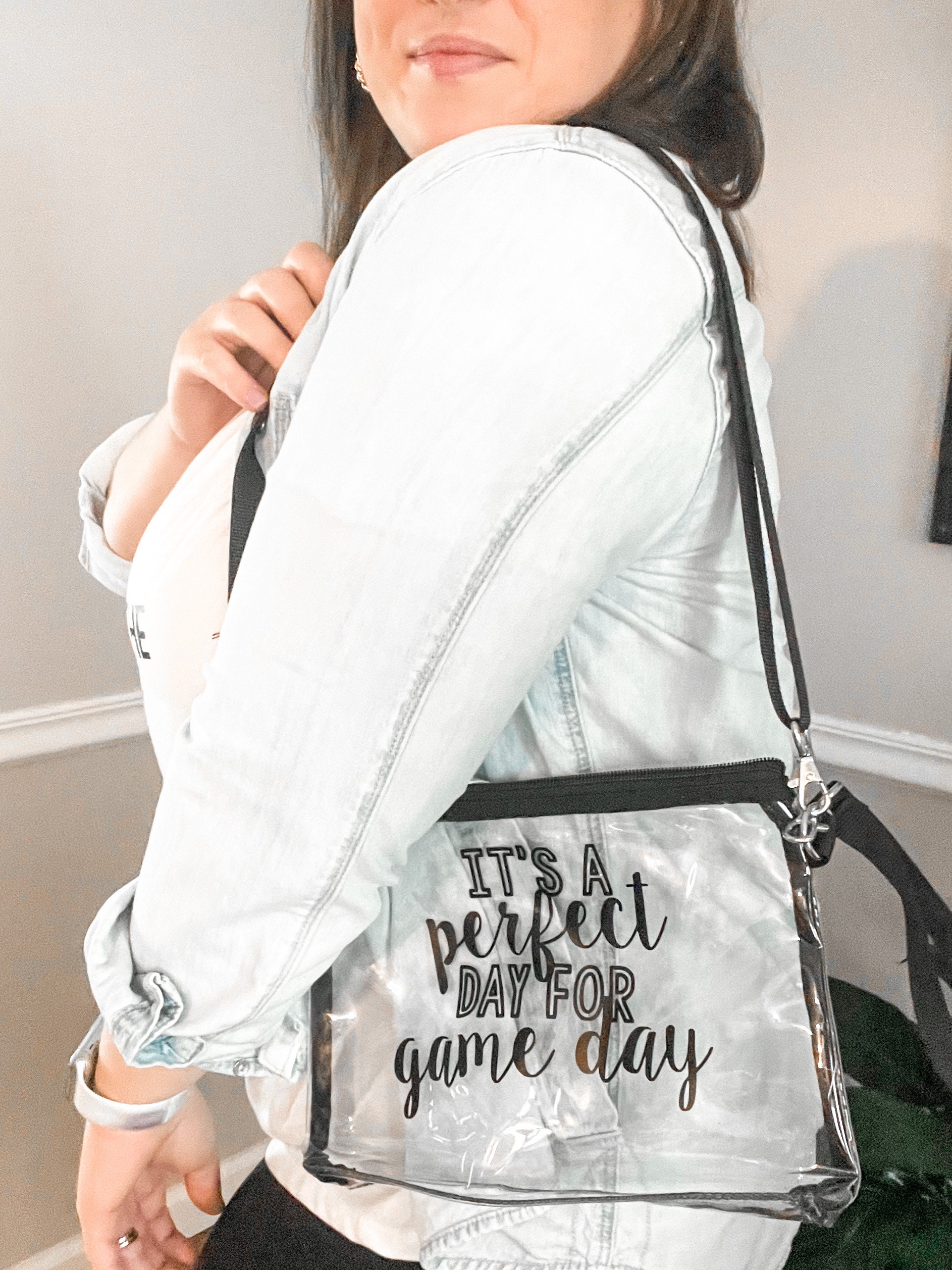 Clear Game Day Bag Stadium Approved Purse Clear Purse - Etsy