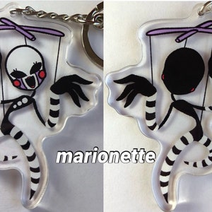 FNAF 7cm Acrylic Charms, Springtrap/william Afton, Marionette, Ennard ...