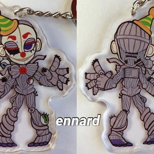 FNAF 7cm Acrylic Charms, Springtrap/william Afton, Marionette, Ennard ...