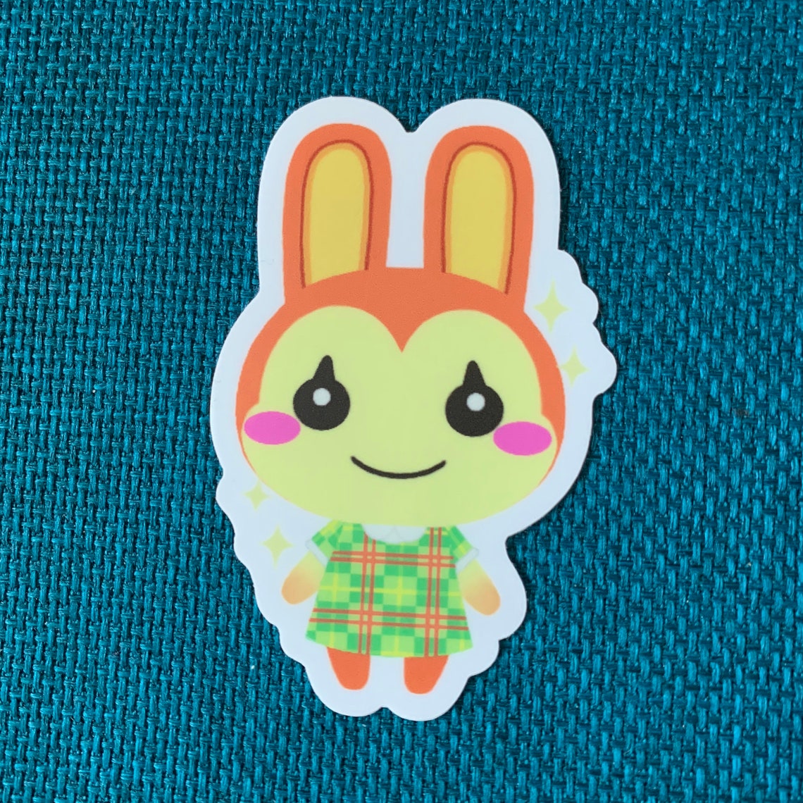 Animal Crossing Bunny Villager Vinyl Stickers : Bunnie | Etsy