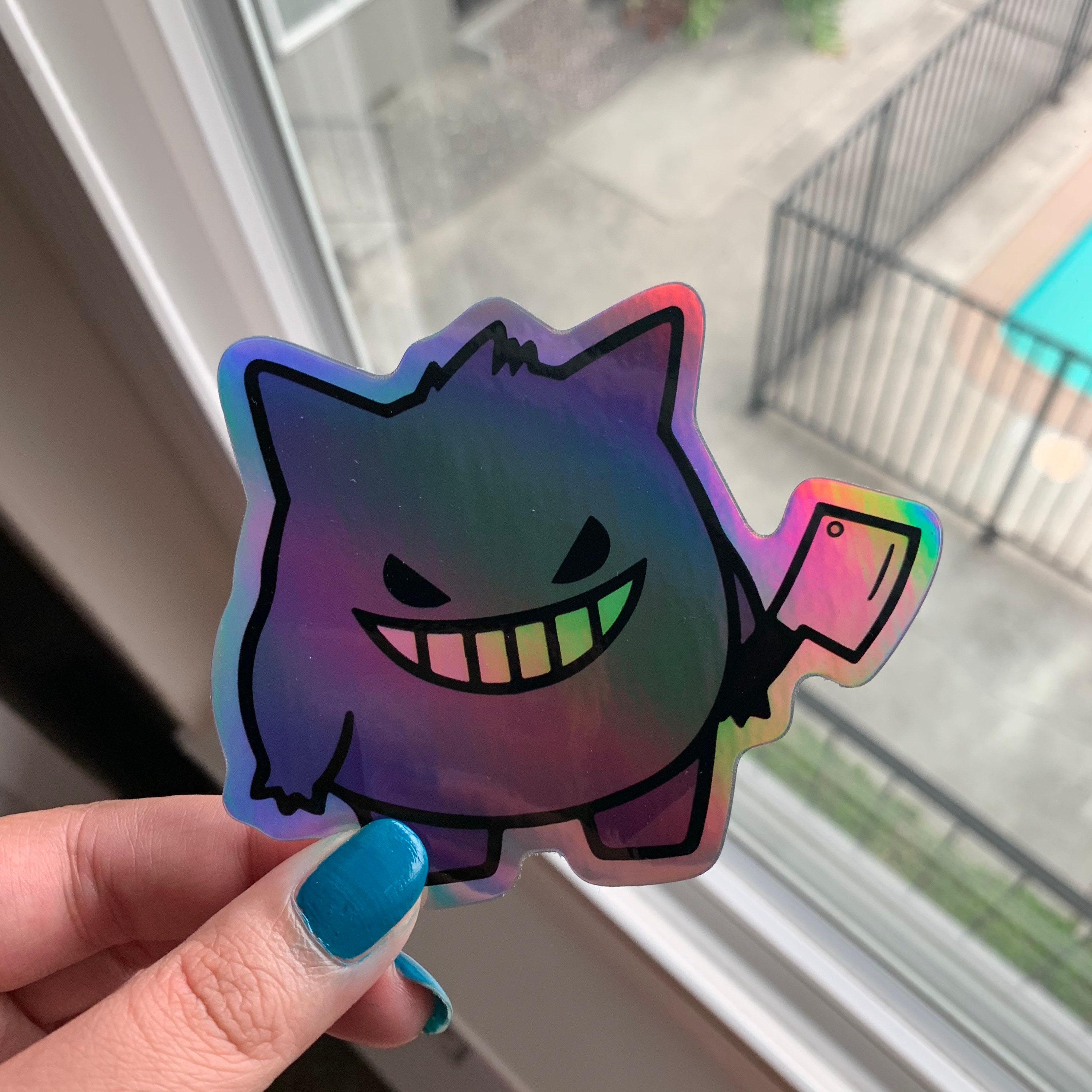 Laptop Electronics & Accessories Horror Pokemon Inspired Sticker Gengar ...