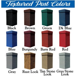 Solar LED Cutout Address Sign Post, 12 Textured Colors (32 to 72 Inches ...