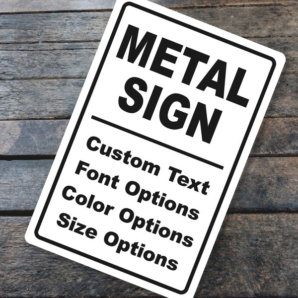 Custom Outdoor Sign - Etsy