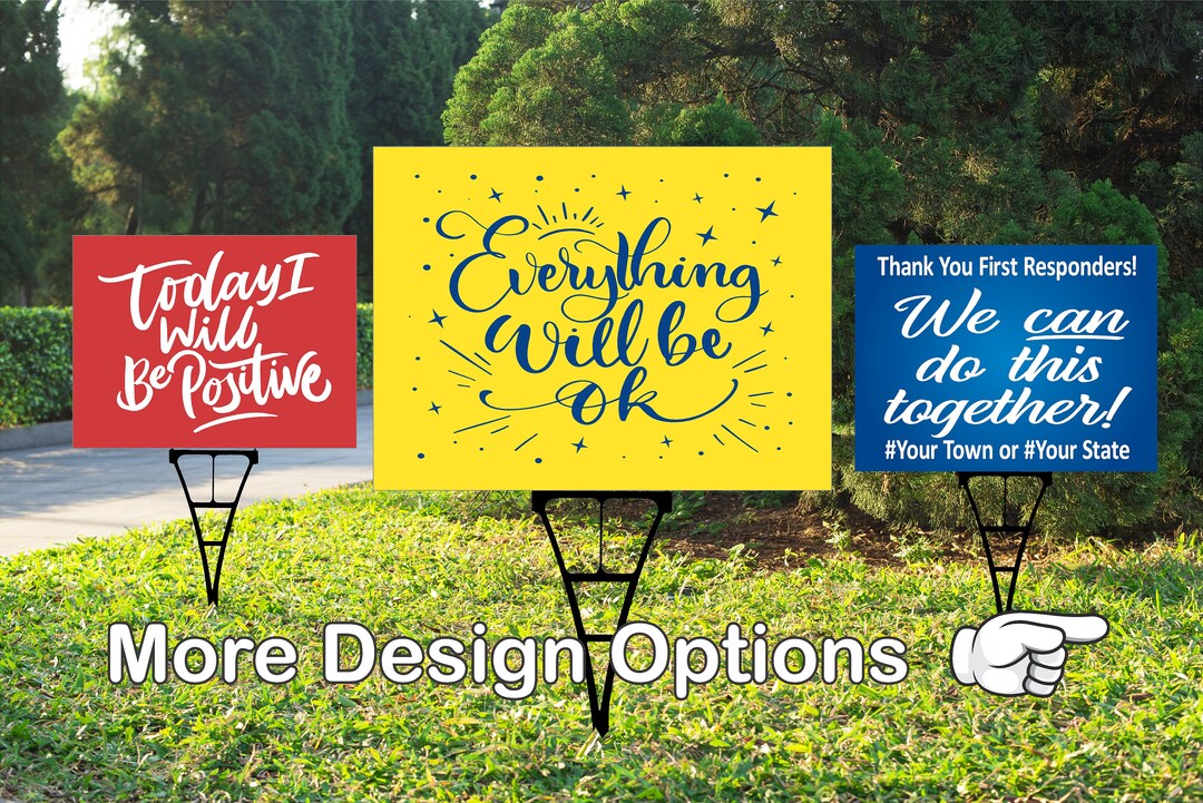 Inspirational Yard Signs, 24 Designs, 18in X 24in - Support Others ...