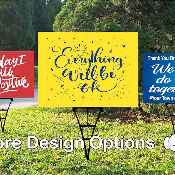 Spring Yard Signs - Etsy