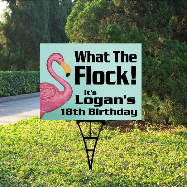 Oh Flock Im 60 Sign - Etsy