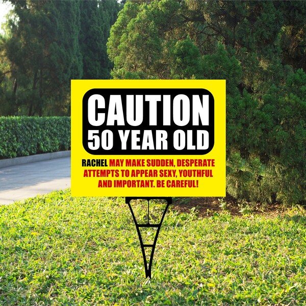 40 Year Old Yard Sign - Etsy