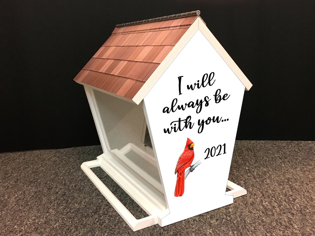 Memorial Bird Feeder: Cardinal Theme (personalized, Outdoor PVC) - Etsy
