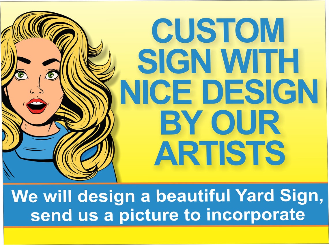 Custom Framed 2 Post Business Sign 3 Layout Styles Lots of | Etsy