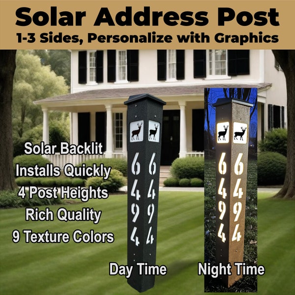 Lamp Post Address - Etsy