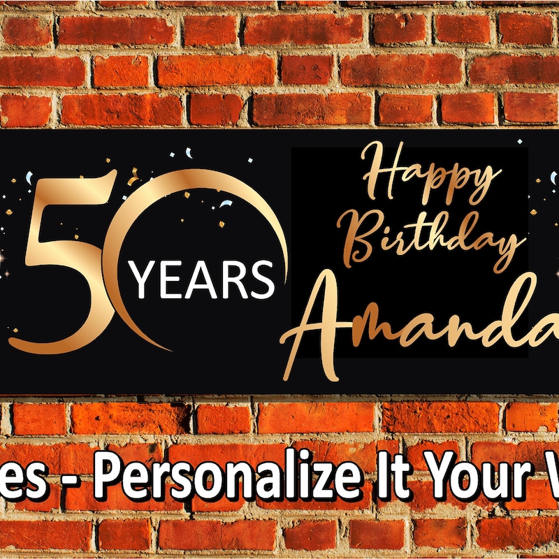 Birthday Banners - Etsy