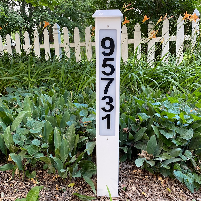 House Number Yard Sign - Etsy