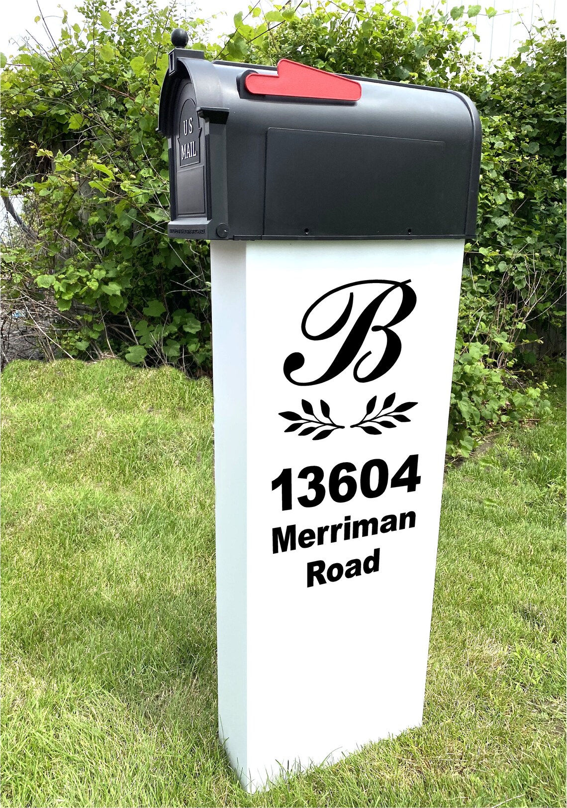 Mailbox and Mailbox Post Personalized Address/graphic 3 | Etsy
