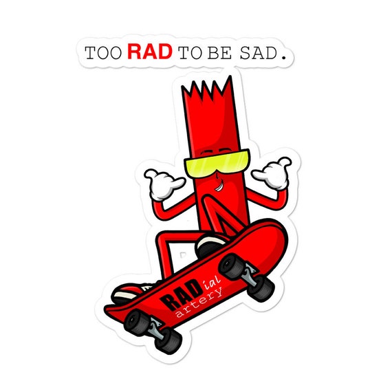 RADial Artery Sticker 3x2 Sonography humor Medical humor Sonographer ...