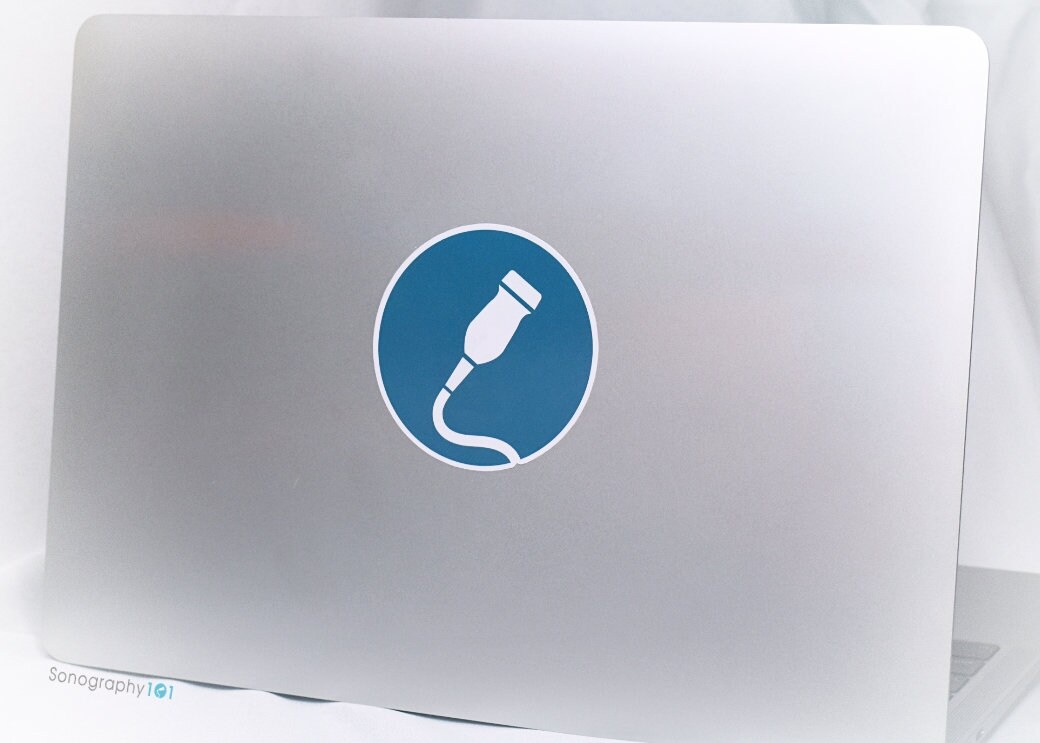 Ultrasound Probe Sticker 3x3 Sonography101 Vascular - Etsy