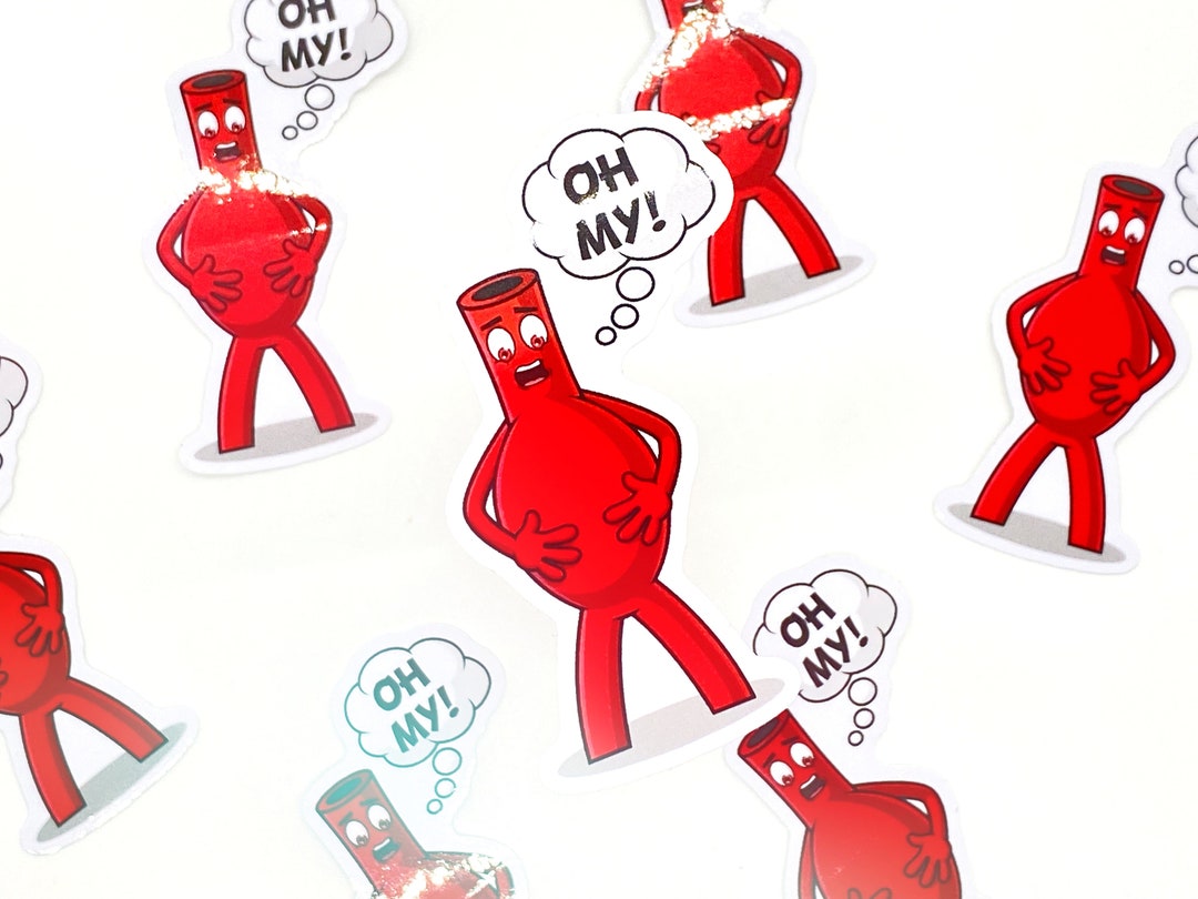 Mr. AAA Sticker, Vascular Humor, Vascular Sonographer, RVT, Vascular ...