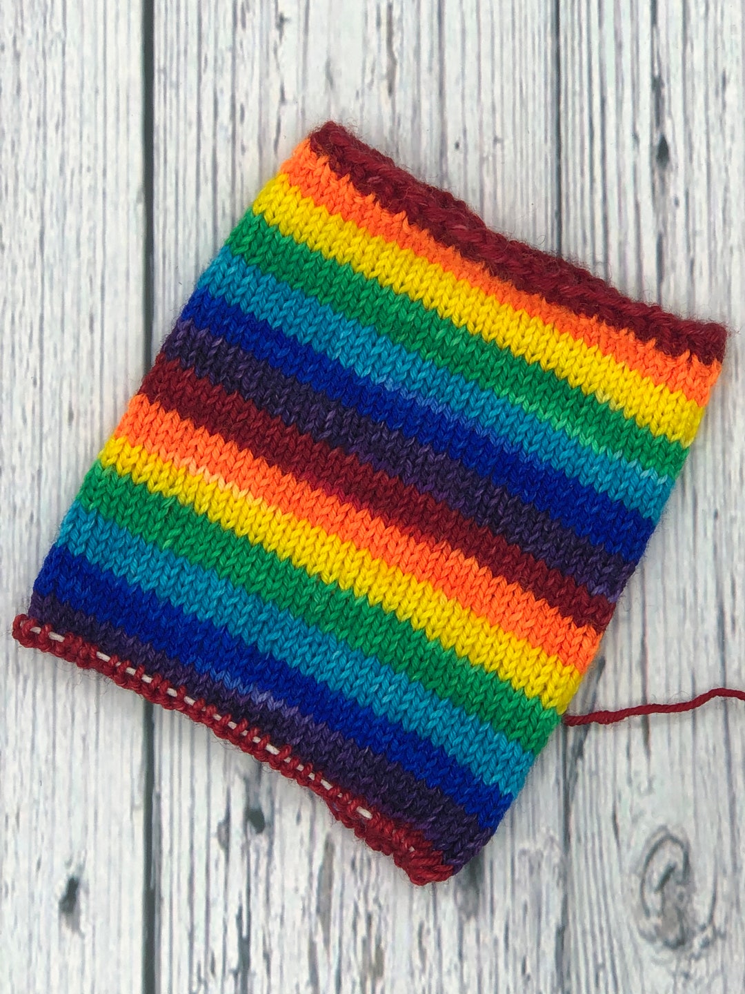 Hand Dyed Self Striping Rainbow Sock Yarn 2 - Etsy