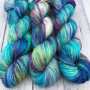 Hand Dyed Variegated DK Yarn - Etsy