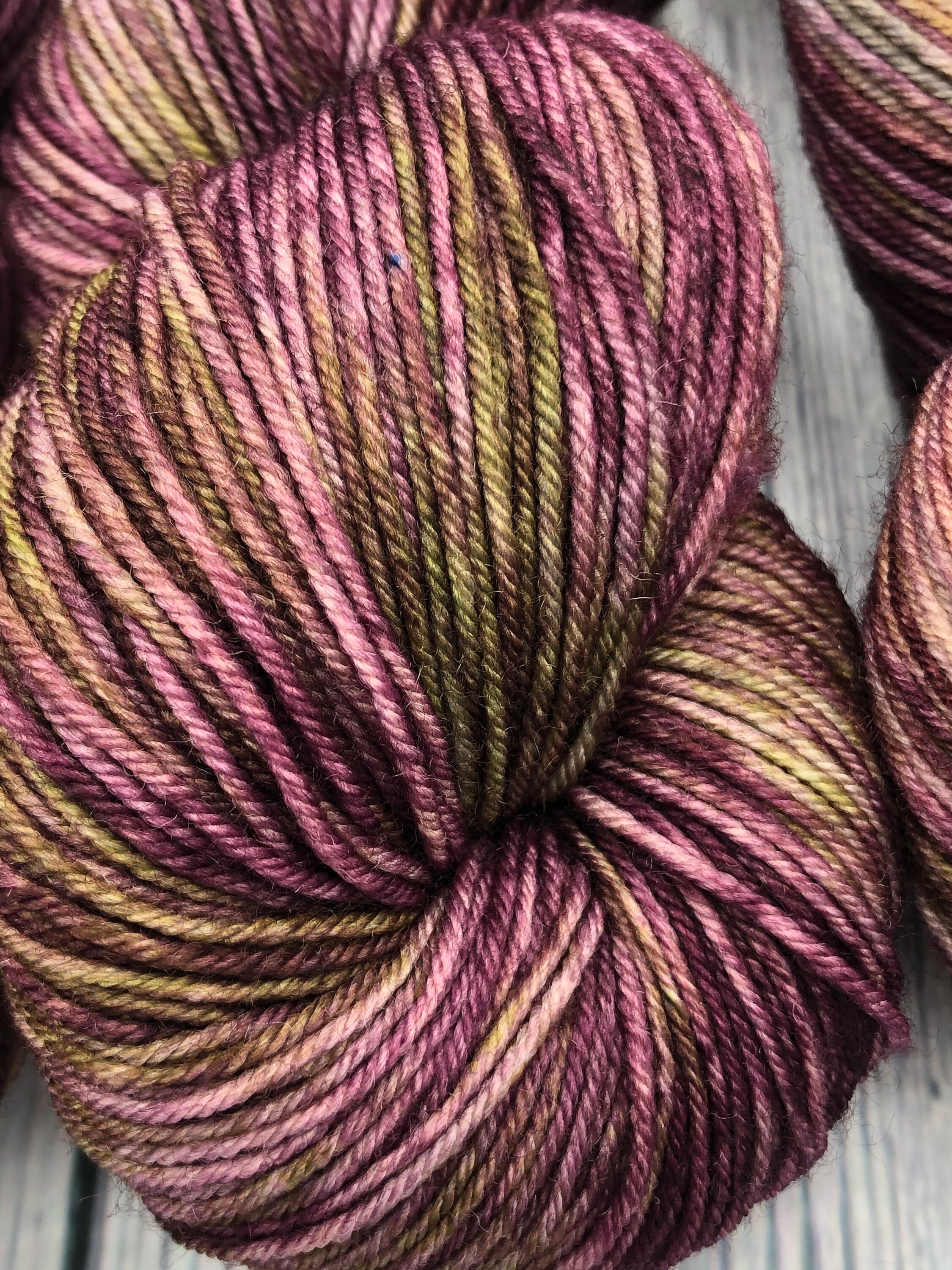 Hand dyed variegated fingering yarn | Etsy