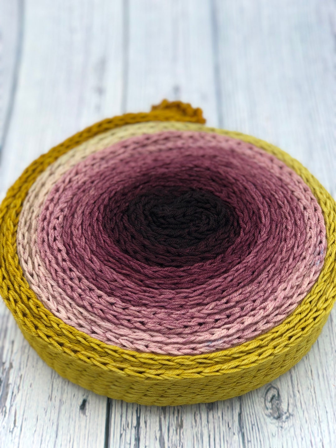Hand Dyed Gradient Yarn Burgundy, Gold - Etsy