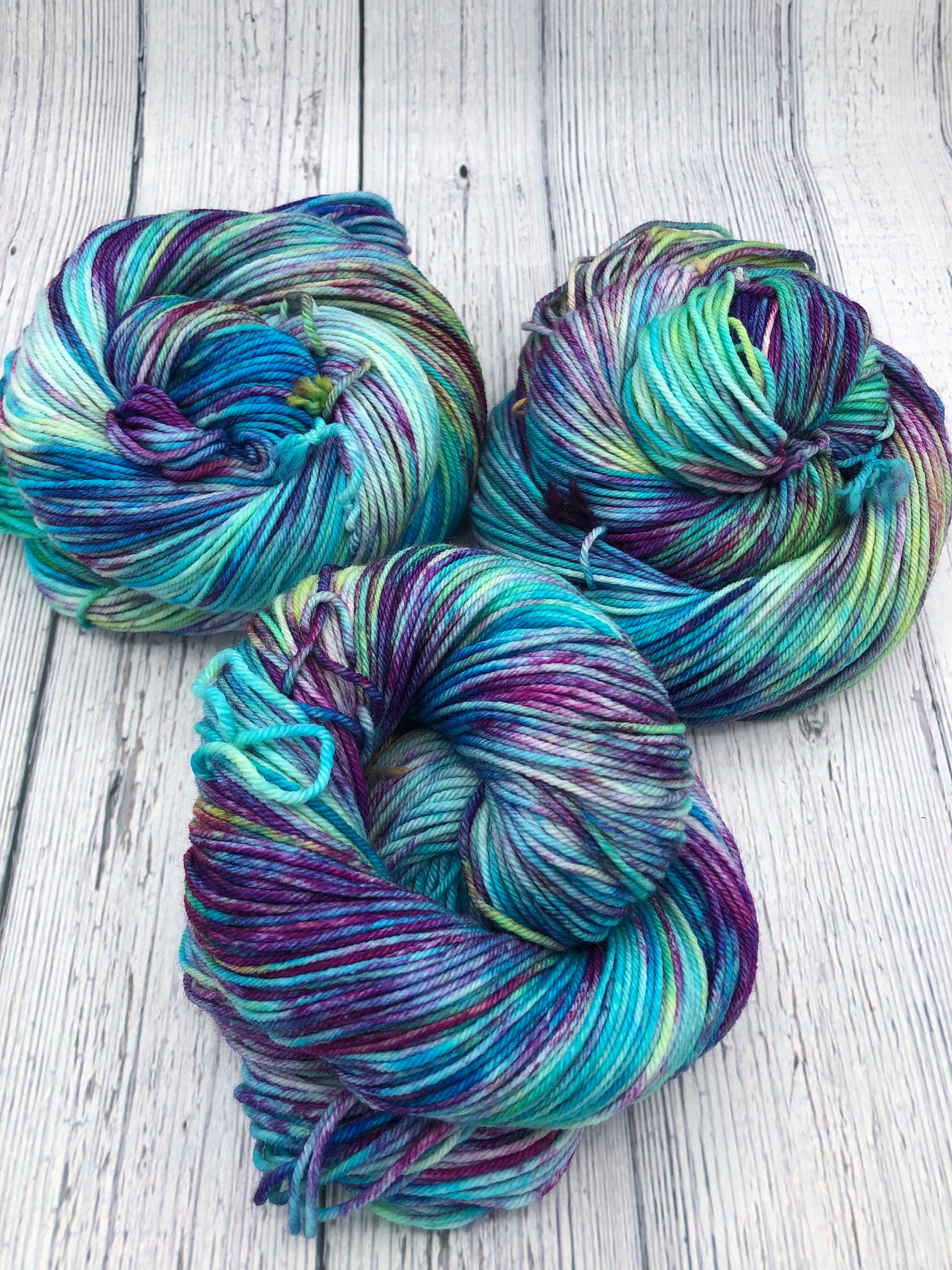 Hand Dyed Variegated DK Yarn - Etsy