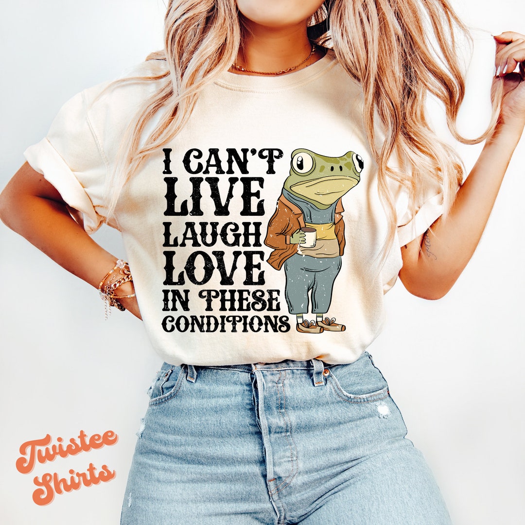 Retro Boho Comfort Colors® Shirt - I Can't Live Laugh Love in These ...