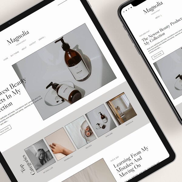 Blogger Template - Etsy