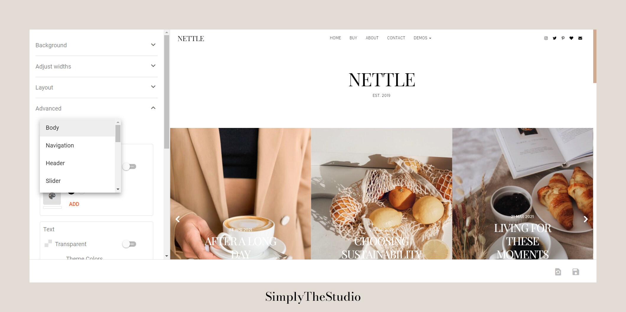 NETTLE Responsive Modern Blogger Template Free - Etsy