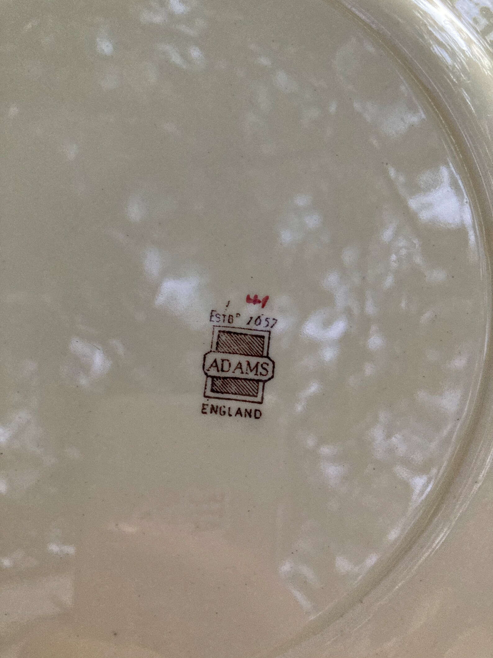 Adams England Cries of London Plate / Cardon Engraved Theme Plate "do ...